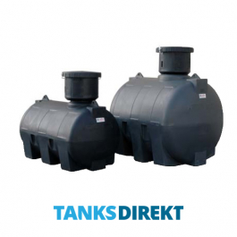 Erdtank 1000 Liter, kleiner Regenwassertank